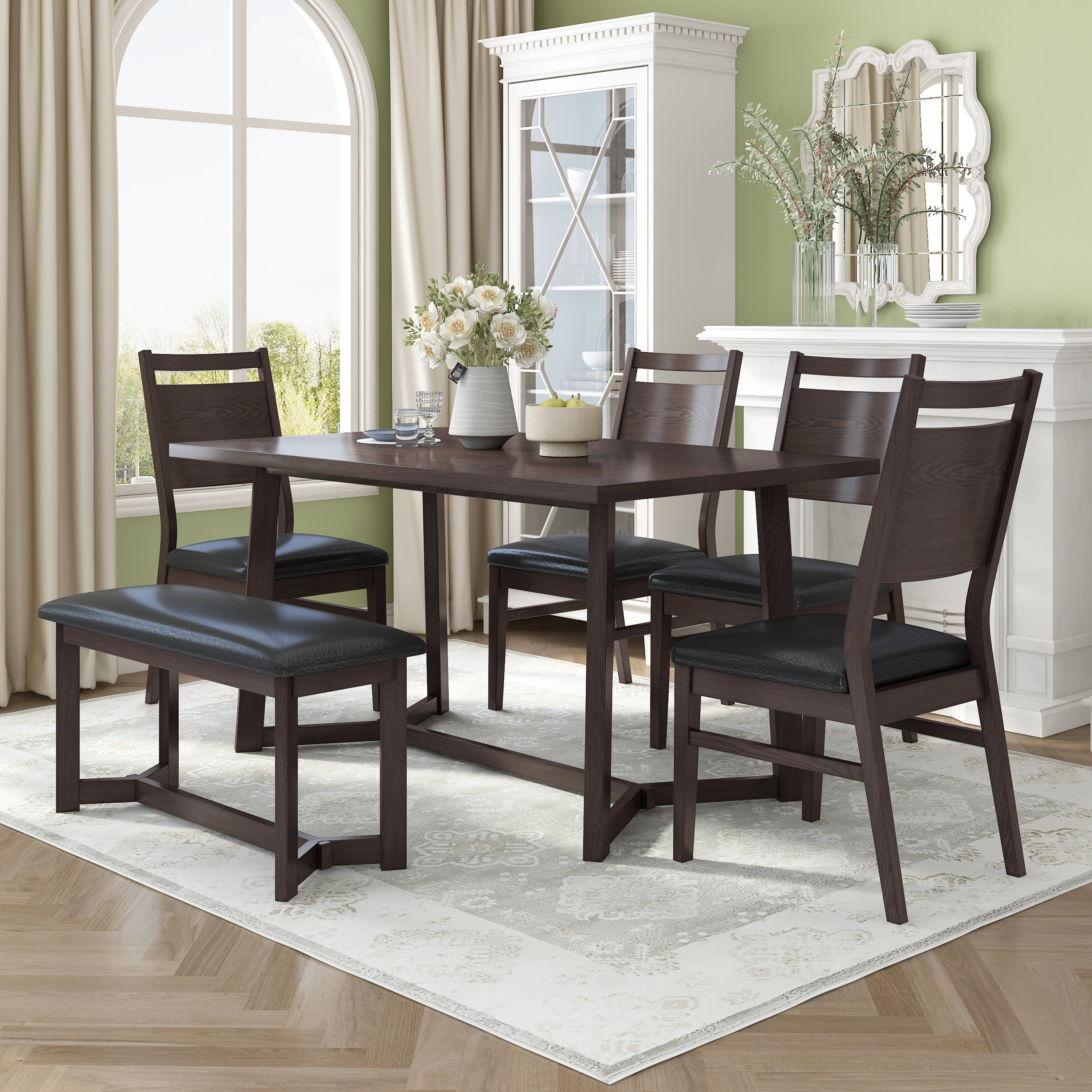 Red Barrel Studio® 6 - Person Dining Set | Wayfair
