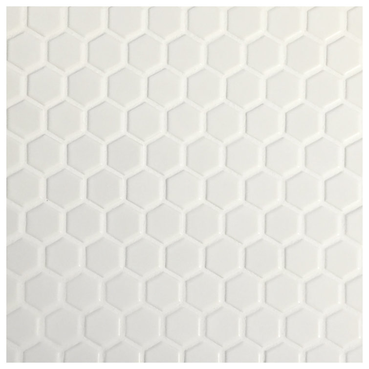 KDC Tile and Marble 1" x 1" Ceramic Mosaic Sheet Wall Tile & Reviews ...