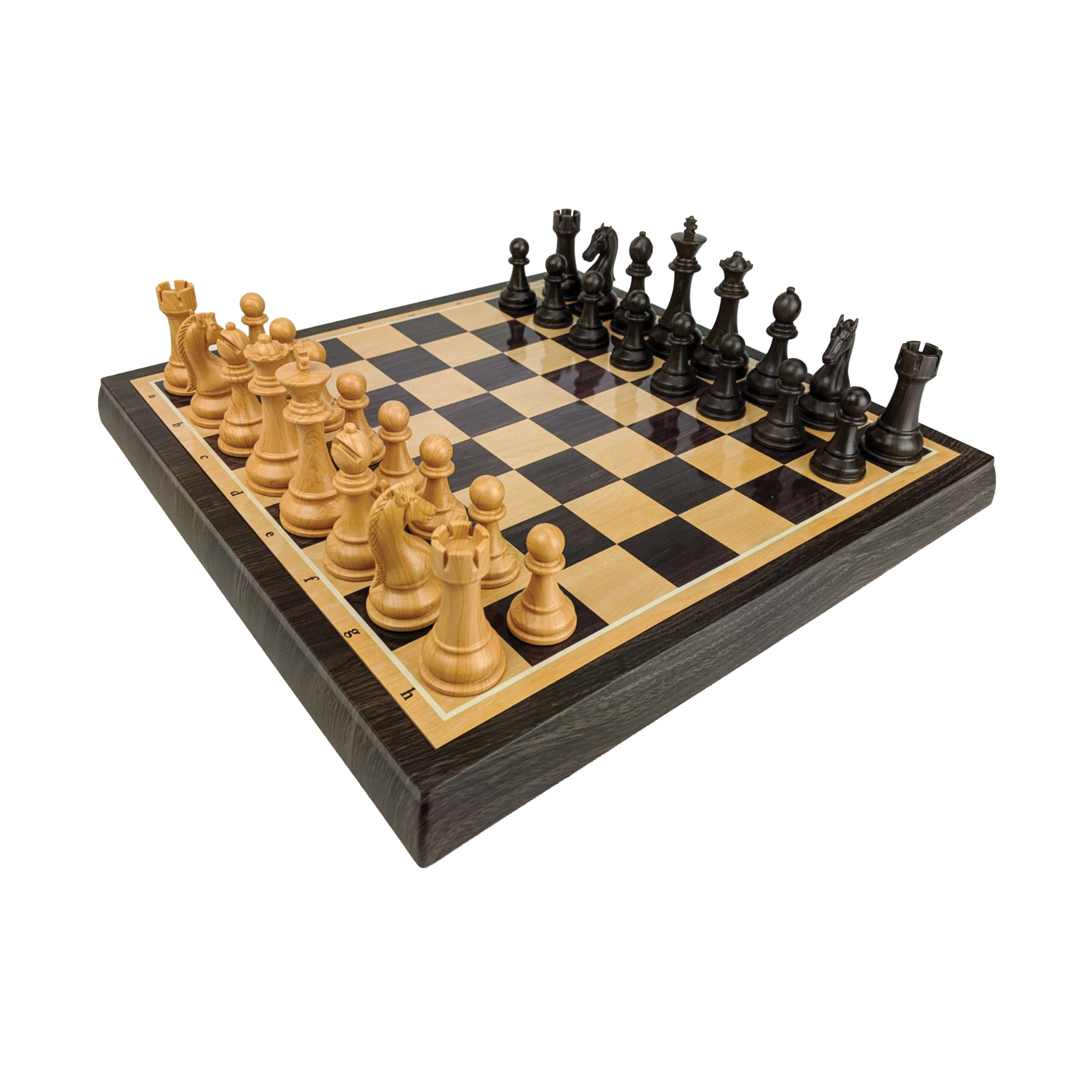 AreYouGame.com Beige/Black Chess Board Game | Wayfair