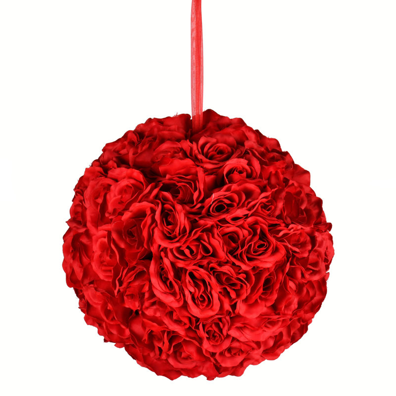 Rosdorf Park Artificial Rose Ball | Wayfair