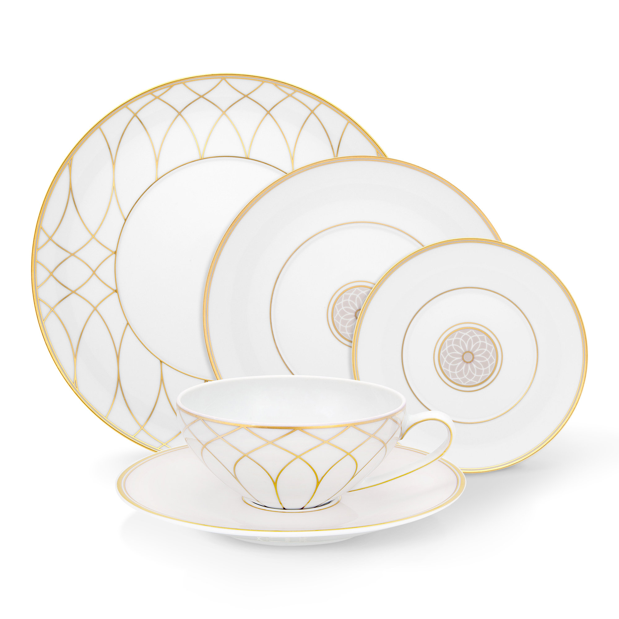 Vista Alegre Terrace Porcelain China Dinnerware Set - Service for 4 ...