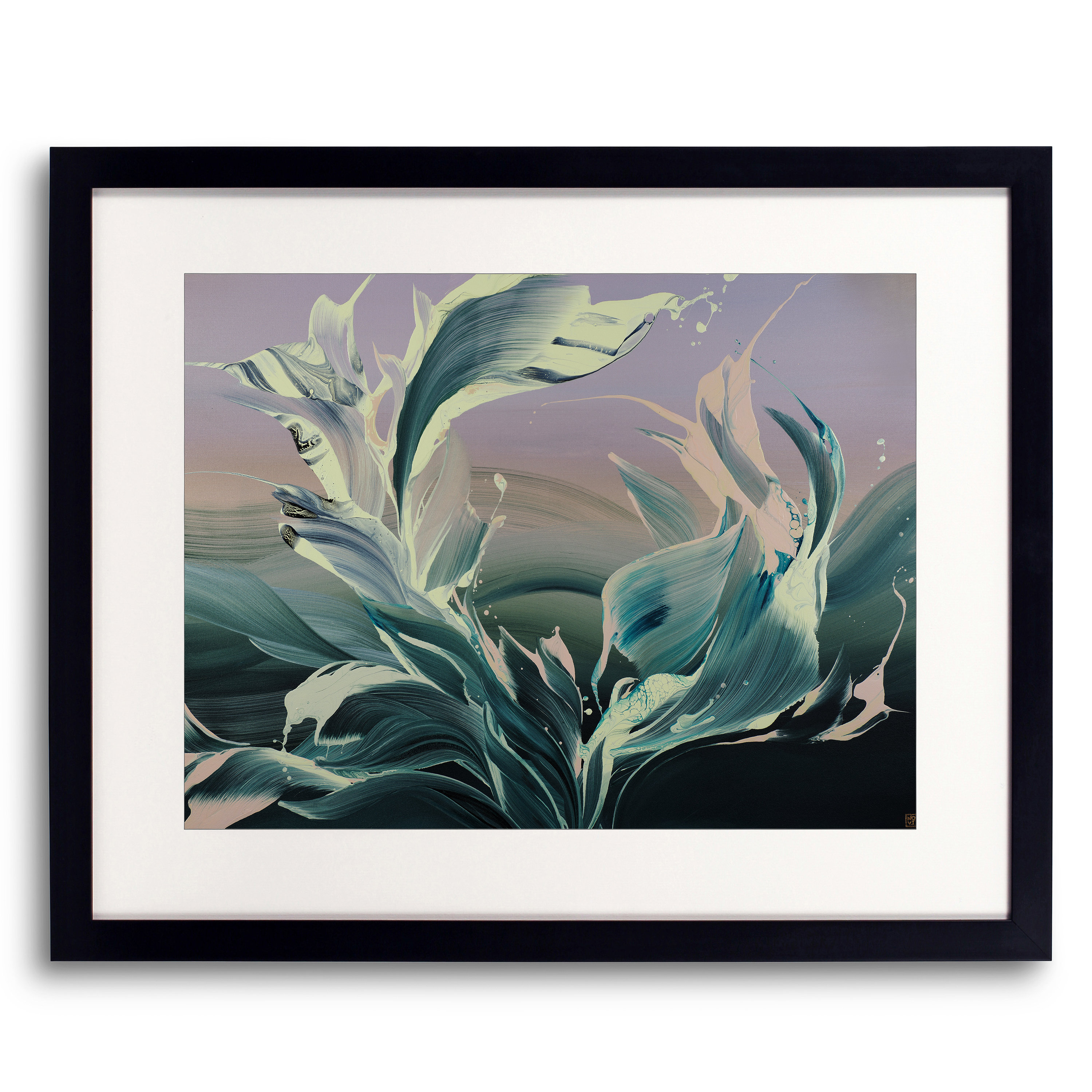 Made & Curated Novi Lim Swept by Novi Lim - Painting | Wayfair