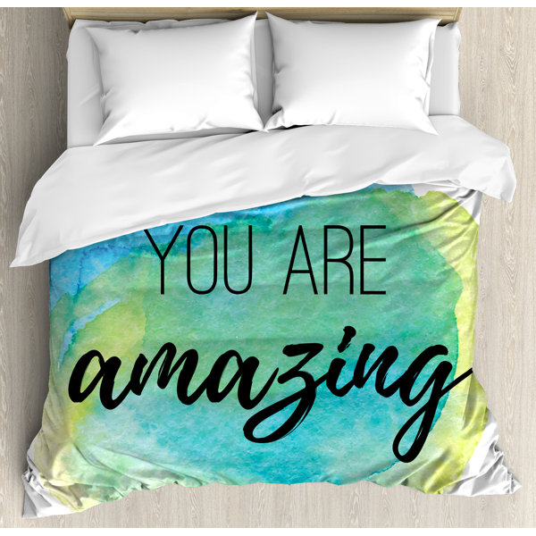 Inspirational Quotes Bedding | Wayfair