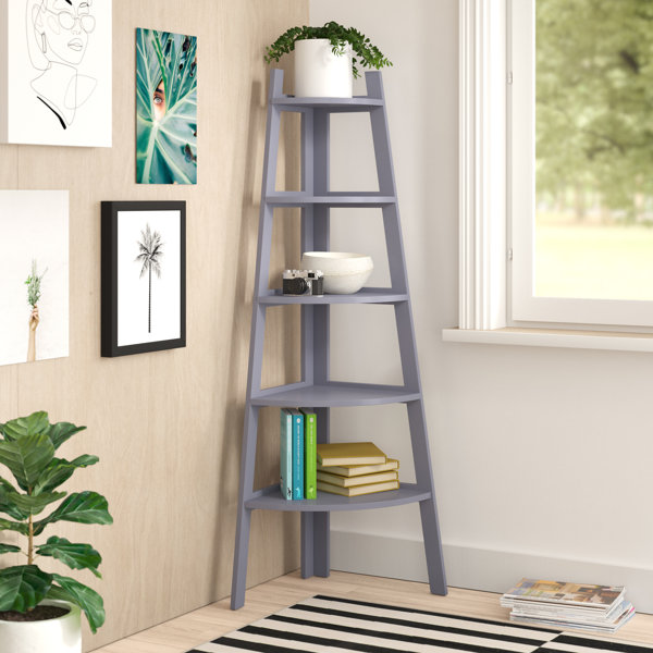 Grey Corner Shelf | Wayfair