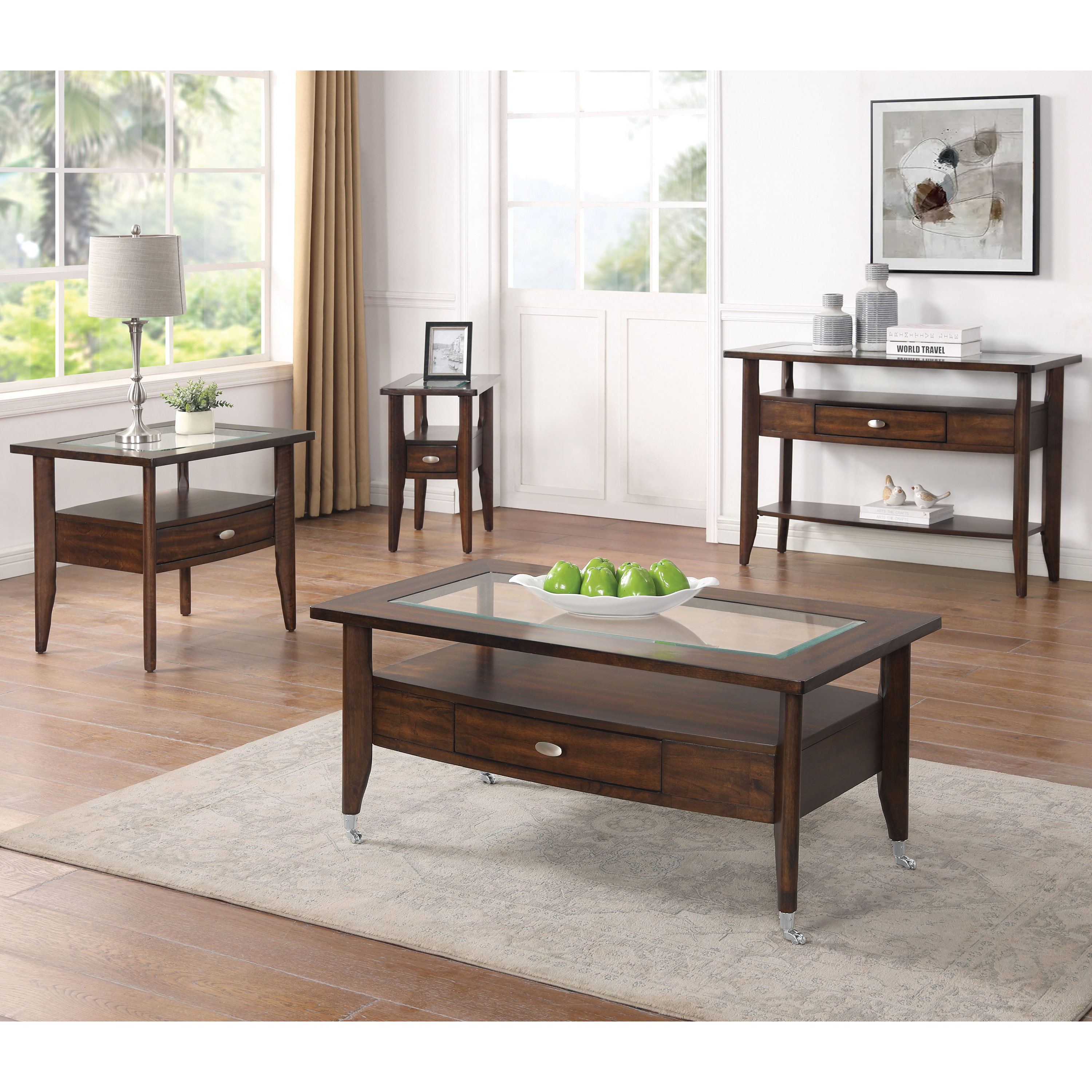 Red Barrel Studio® Harlm 3 Piece Coffee Table Set | Wayfair