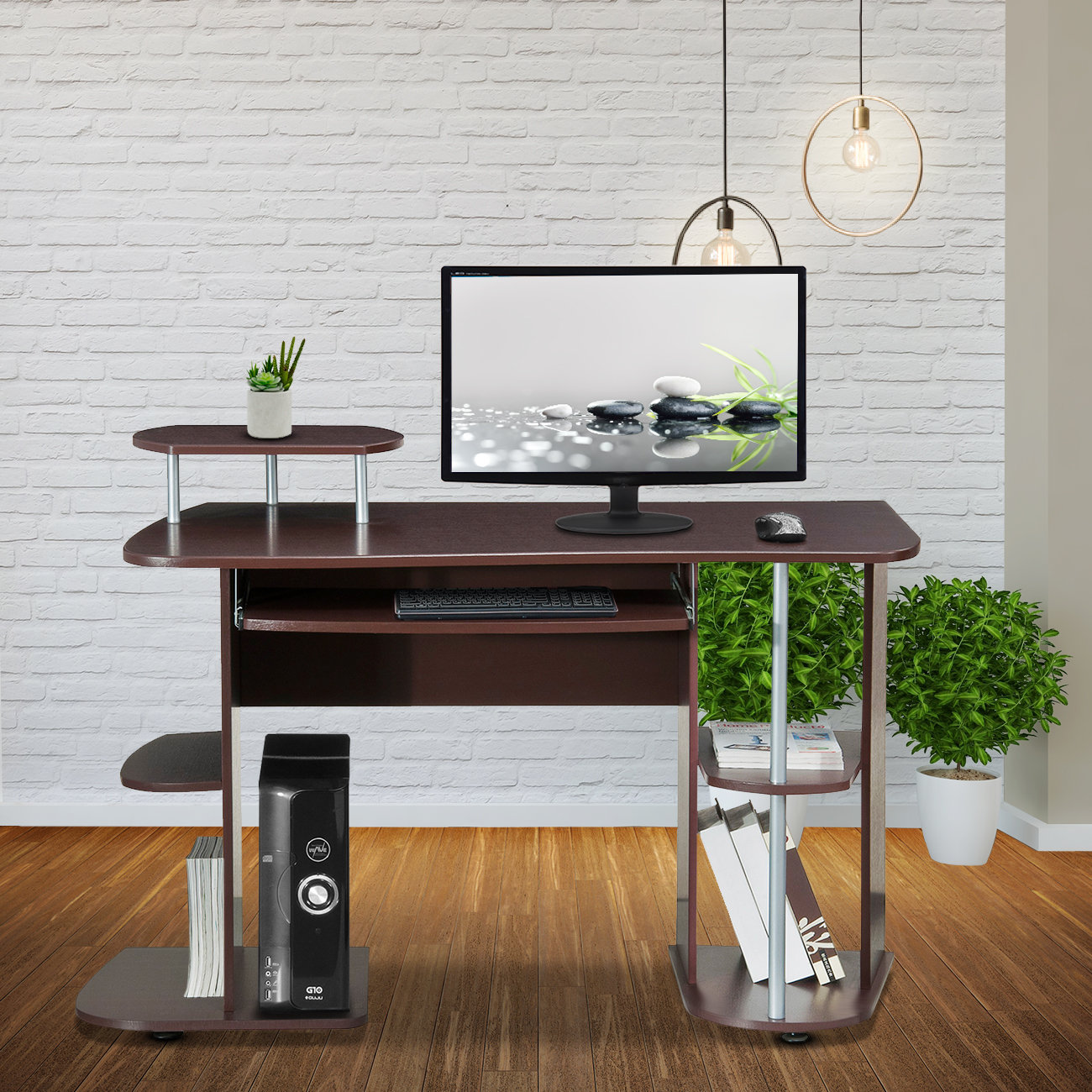 Winston Porter Anara Computer Desk & Reviews | Wayfair