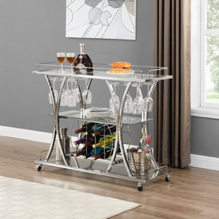 Wayfair | Silver Bar Carts You'll Love in 2022