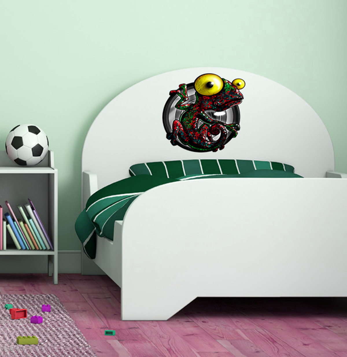 Trinx Chameleon Wall Sticker, Chameleon Wall Decal, Chameleon Sticker ...
