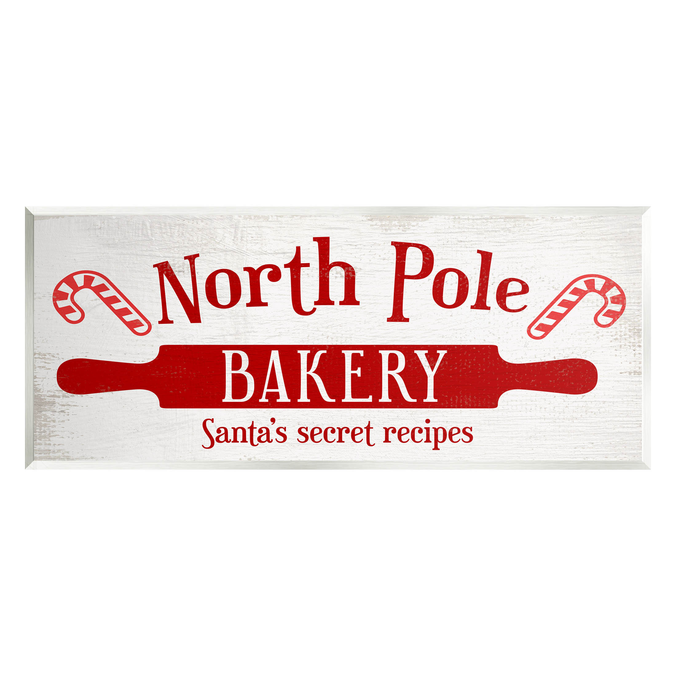 The Holiday Aisle® North Pole Bakery Kitchen Sign by - Unframed Graphic ...