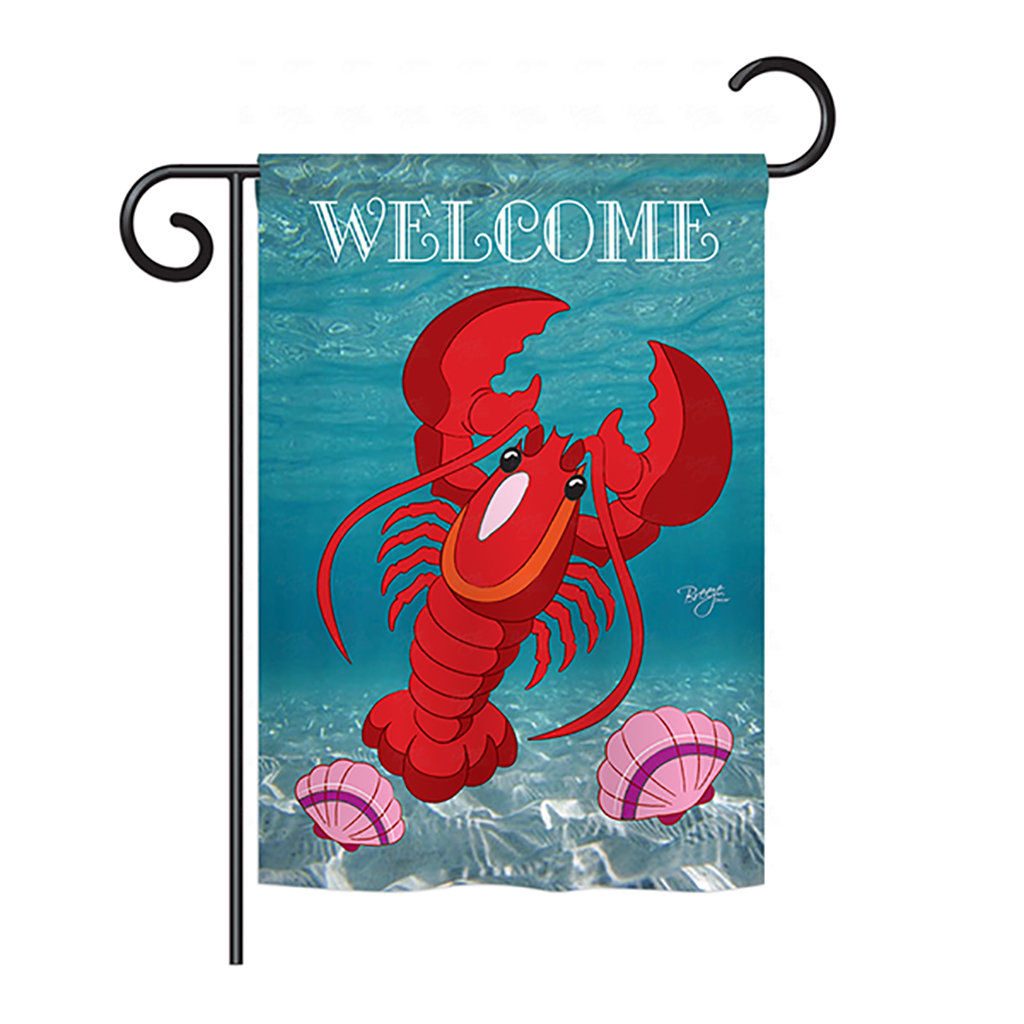 Breeze Decor Lobster 2-Sided Polyester House Flag | Wayfair