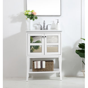 Wayfair | White Bathroom Vanities You'll Love in 2022