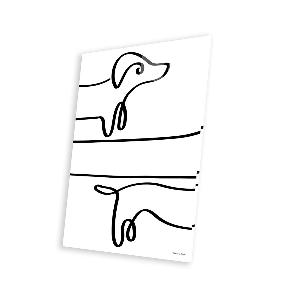 Red Barrel Studio® One Line Dachshund by Seven Trees Design - Unframed ...