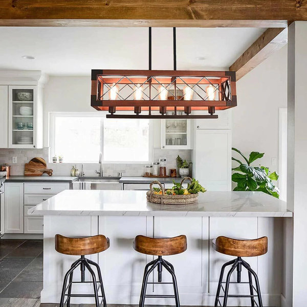 Rustic-dining-light-fixtures | Wayfair