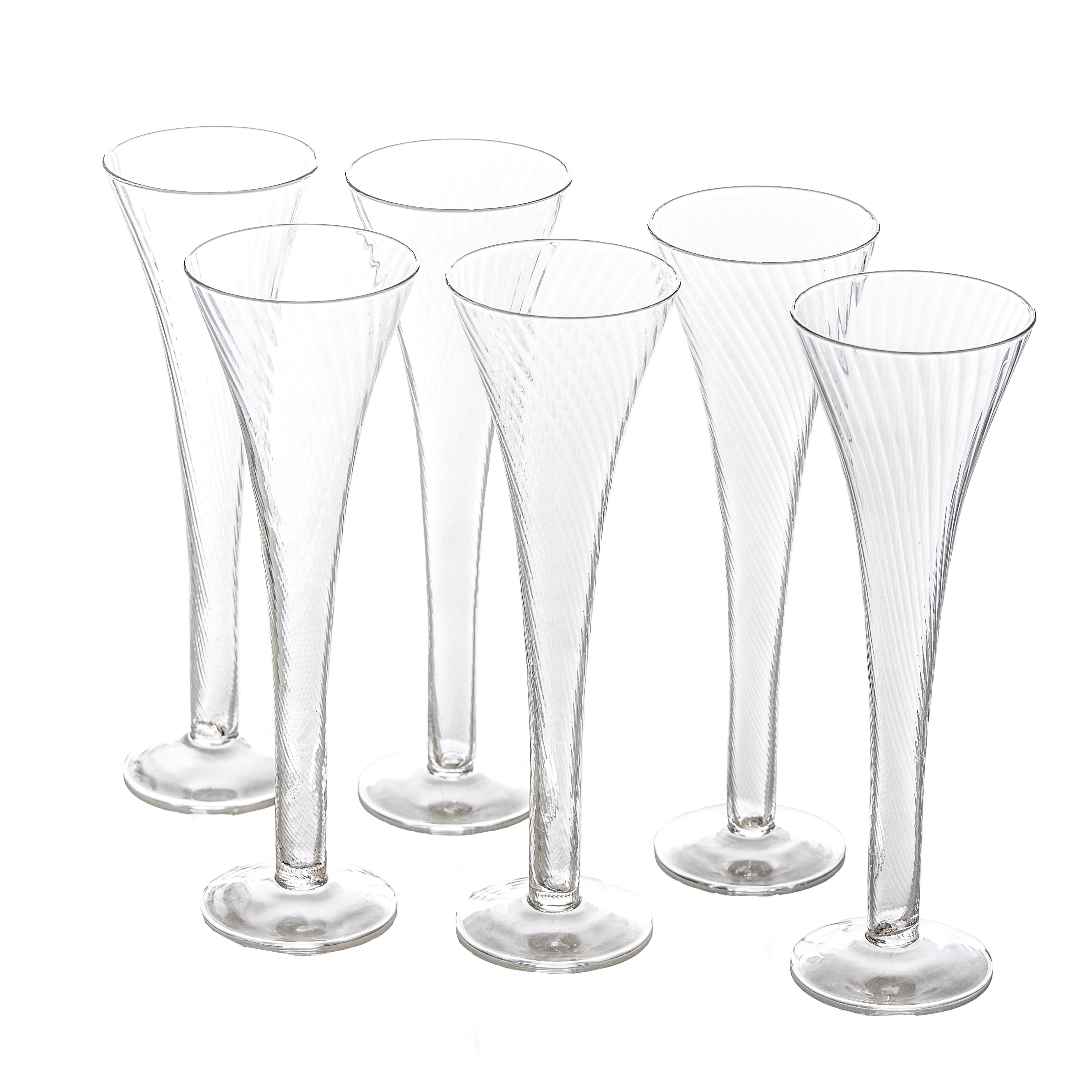 Abigails Optic 6 oz. Glass Flute & Reviews | Wayfair