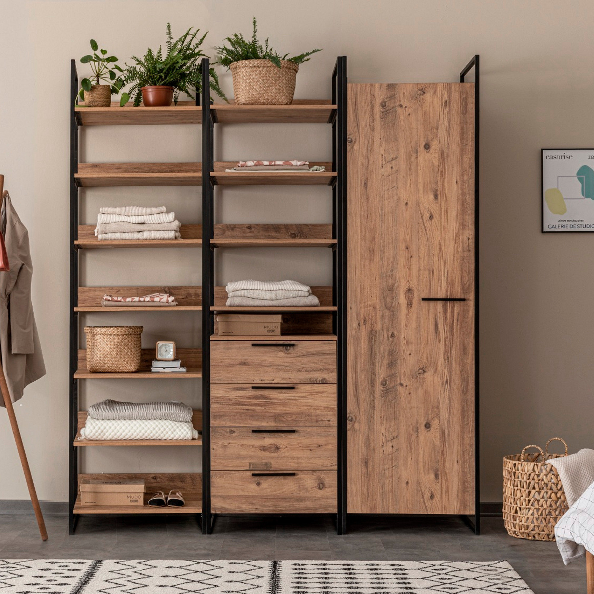 Bless international Sheila Clothes Storage System | Wayfair