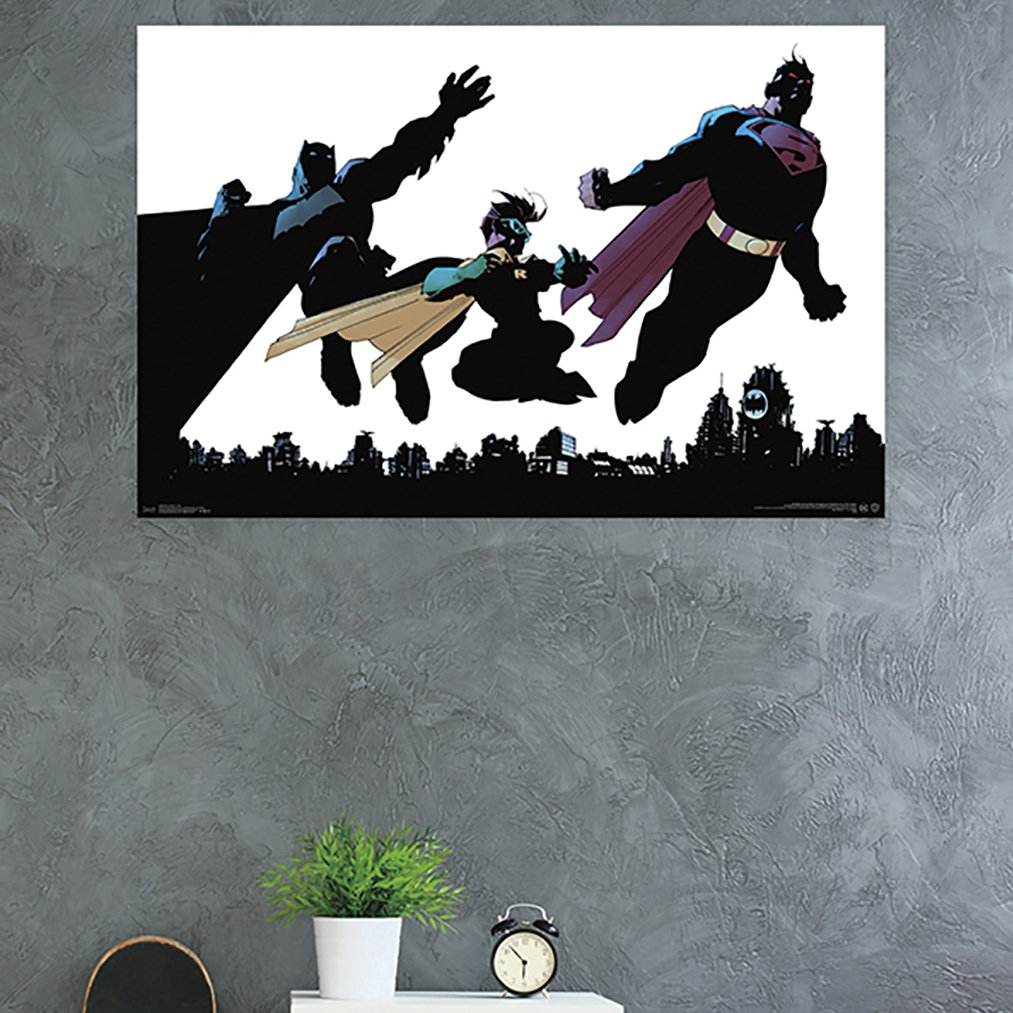 Trends International DC Comics - Trio Paper Print | Wayfair