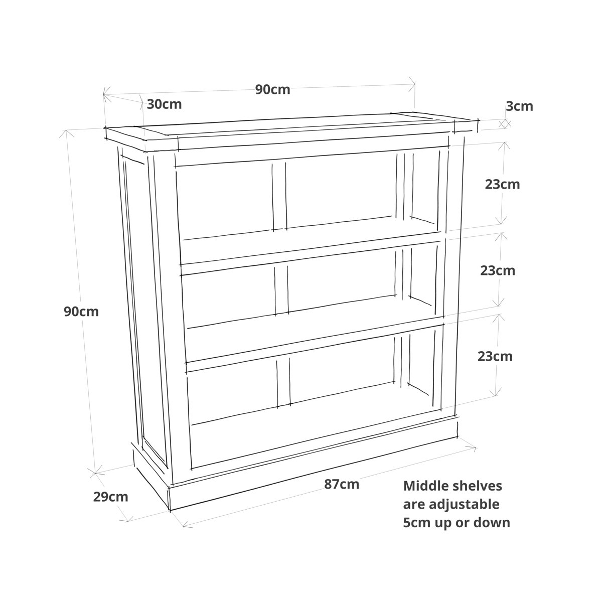 Fernleaf Arley 90Cm H x 90Cm W Bookcase & Reviews | Wayfair.co.uk