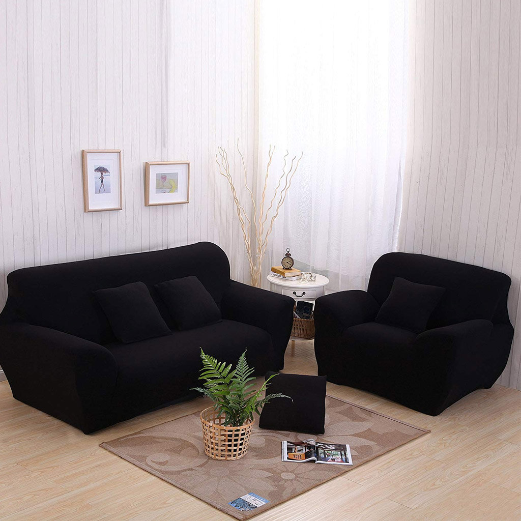 Rebrilliant Non Slip Soft Elastic Box Cushion Sofa Slipcover | Wayfair