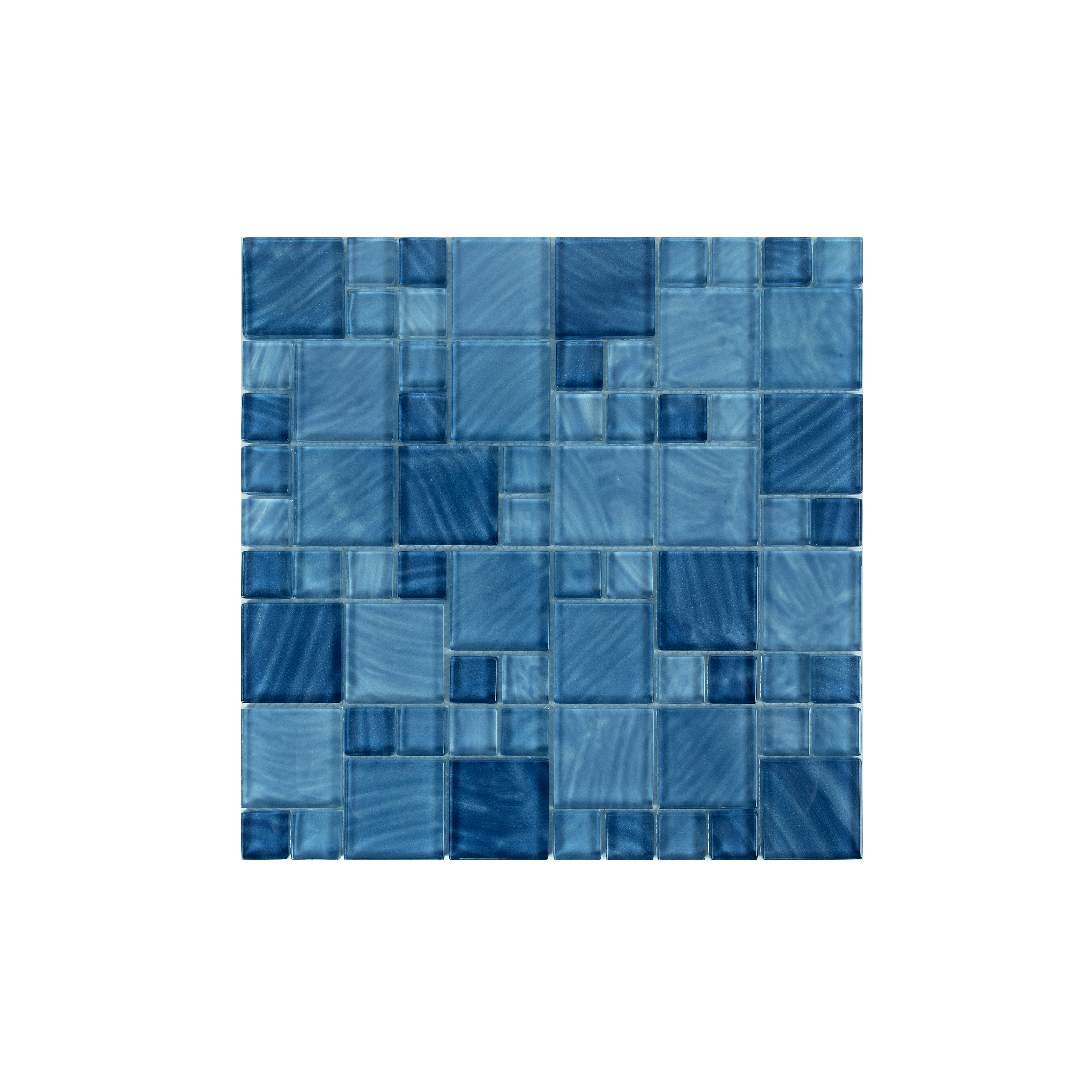WS Tiles Impressions Random Sized Straight Edge Glass Mosaic Tile | Wayfair