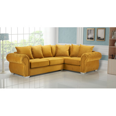 Yellow Corner Sofas You'll Love | Wayfair.co.uk