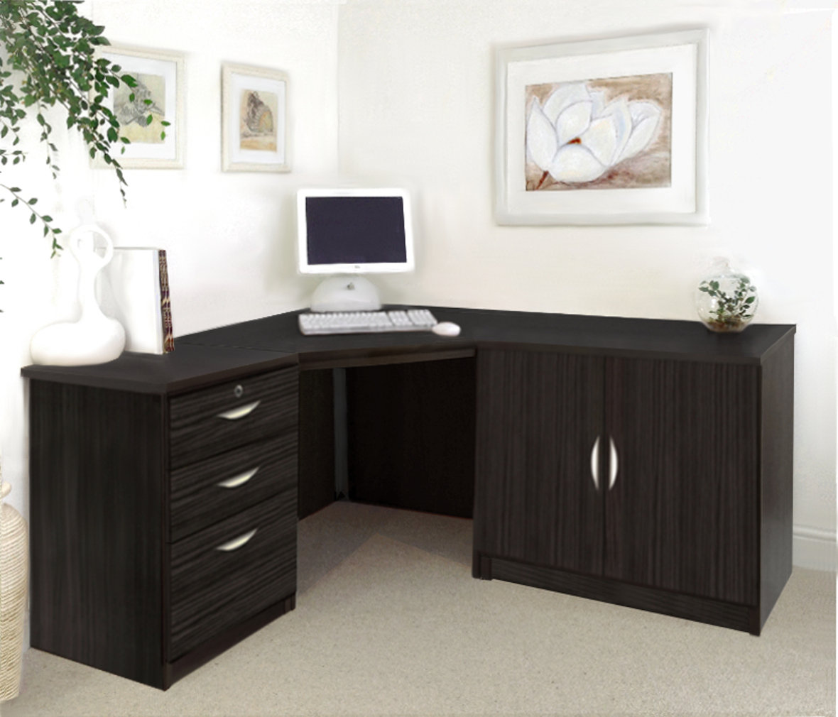 Ebern Designs Corner Executive Desk & Reviews | Wayfair.co.uk
