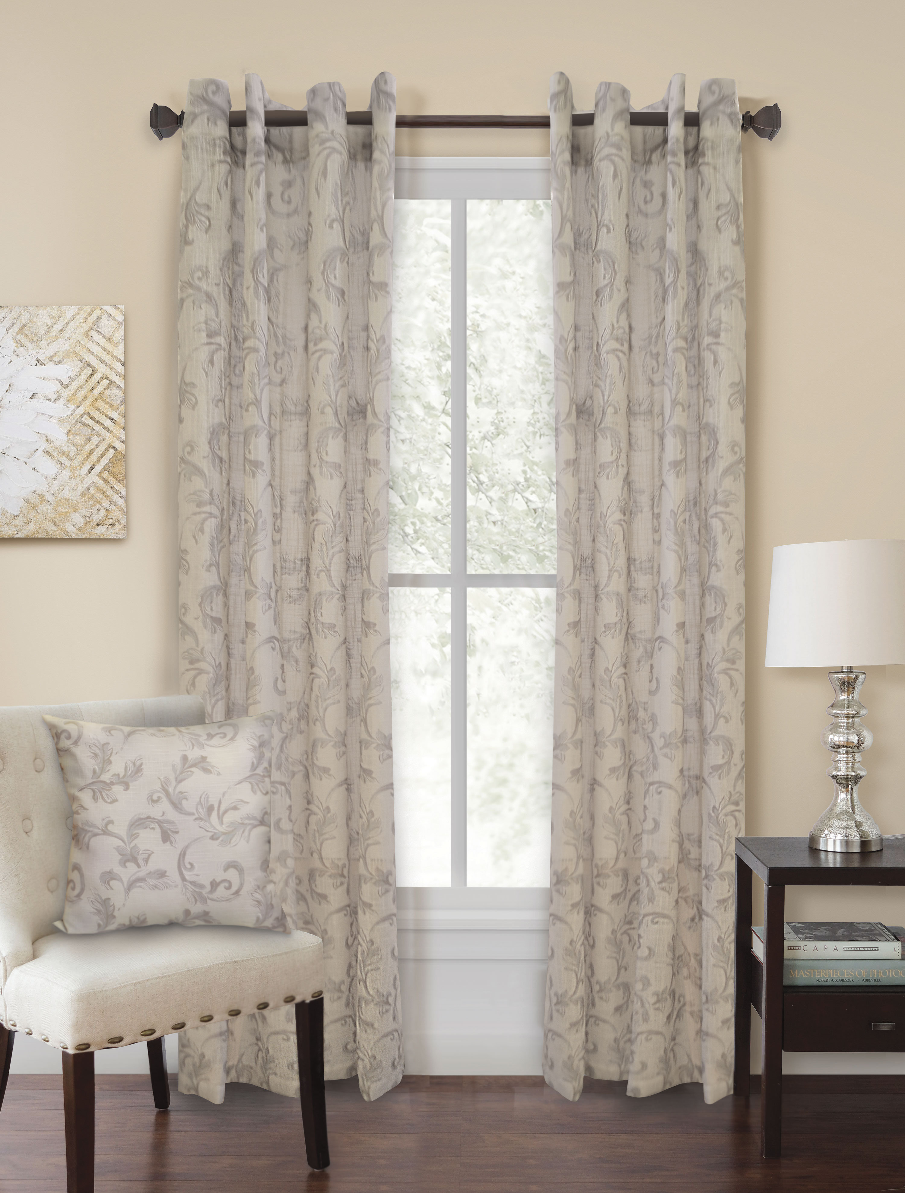 Homewear Linens Polyester Sheer Curtain Panel & Reviews | Wayfair