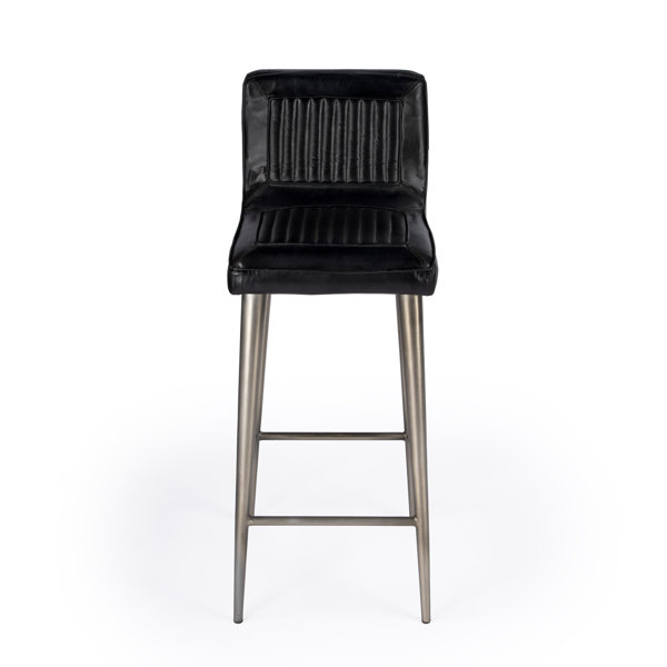 Butler Maxwell Leather 32" Bar Stool & Reviews | Perigold