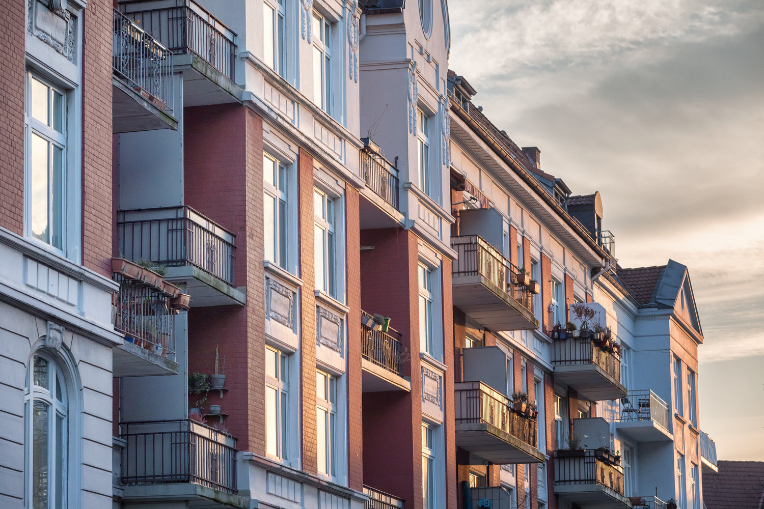 Hokku Designs Brick Facade - Wrapped Canvas Photograph | Wayfair