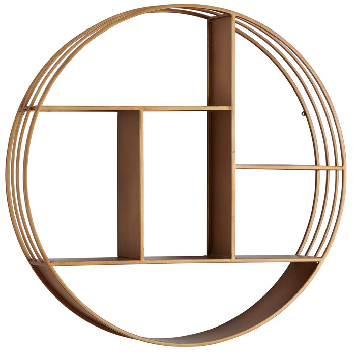 Gracie Oaks Entiat 3 Piece Circle Metal Accent Shelf & Reviews | Wayfair