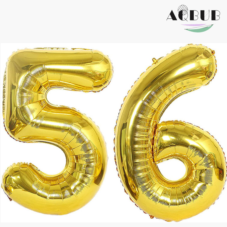 AQUABUBINC Number 56 Balloons - Wayfair Canada