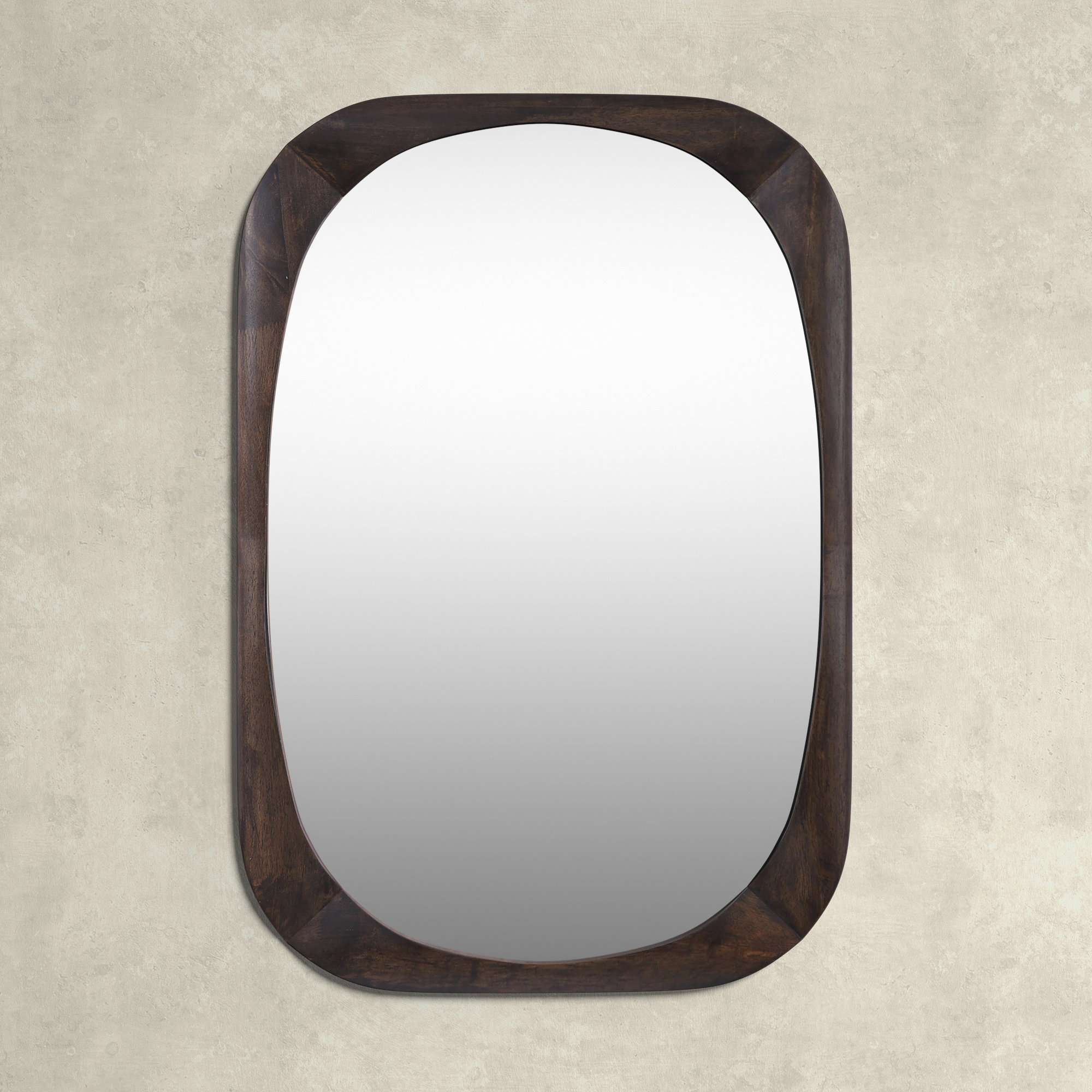 Birch Lane™ Henna Rectangle Wood Wall Mirror & Reviews | Wayfair