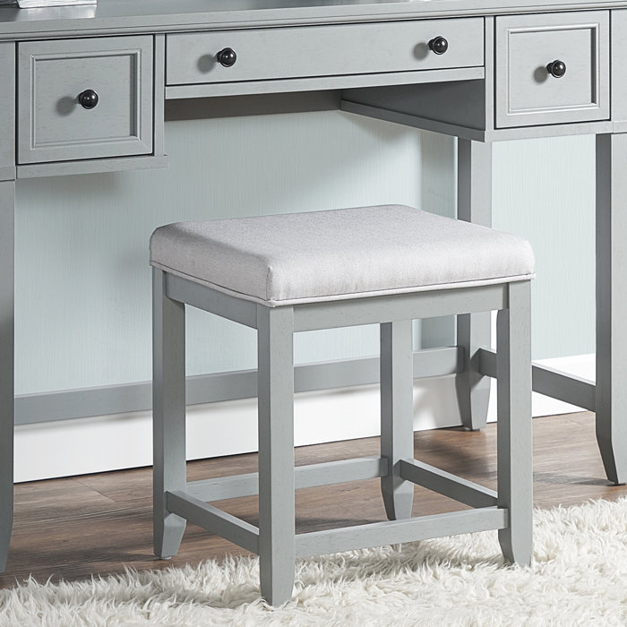 Dovecove Mccook 19.25'' Tall Vanity Stool & Reviews | Wayfair