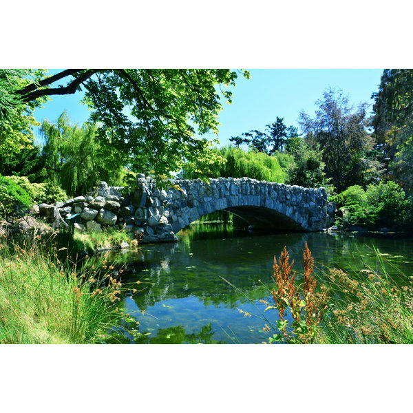 Millwood Pines Hipple The Old Stone Bridge - Wrapped Canvas Photograph ...