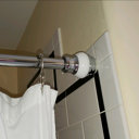 Elle Decor 72" Adjustable Straight Tension Shower Curtain Rod & Reviews ...