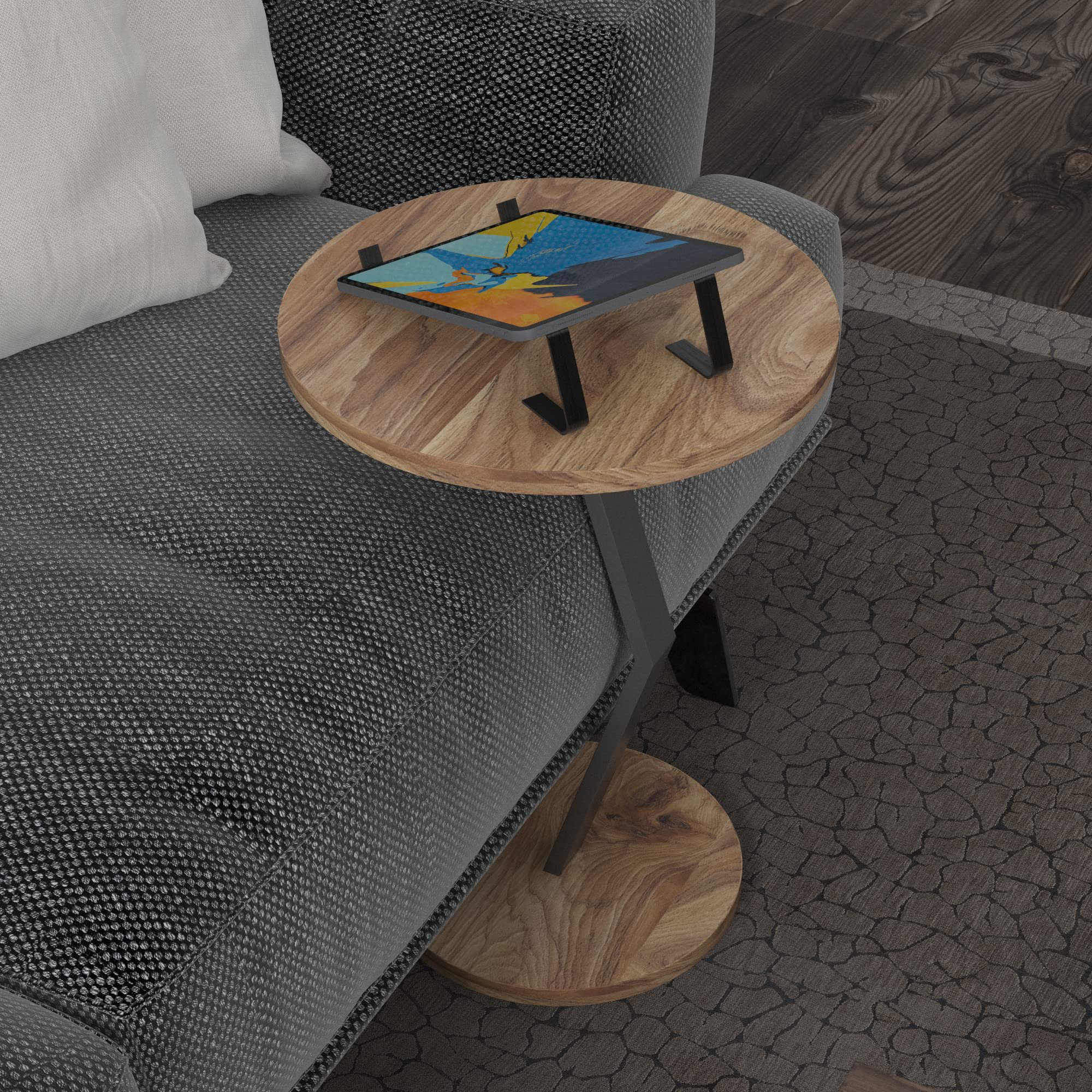Wrought Studio Bayler Pedestal Coffee Table | Wayfair