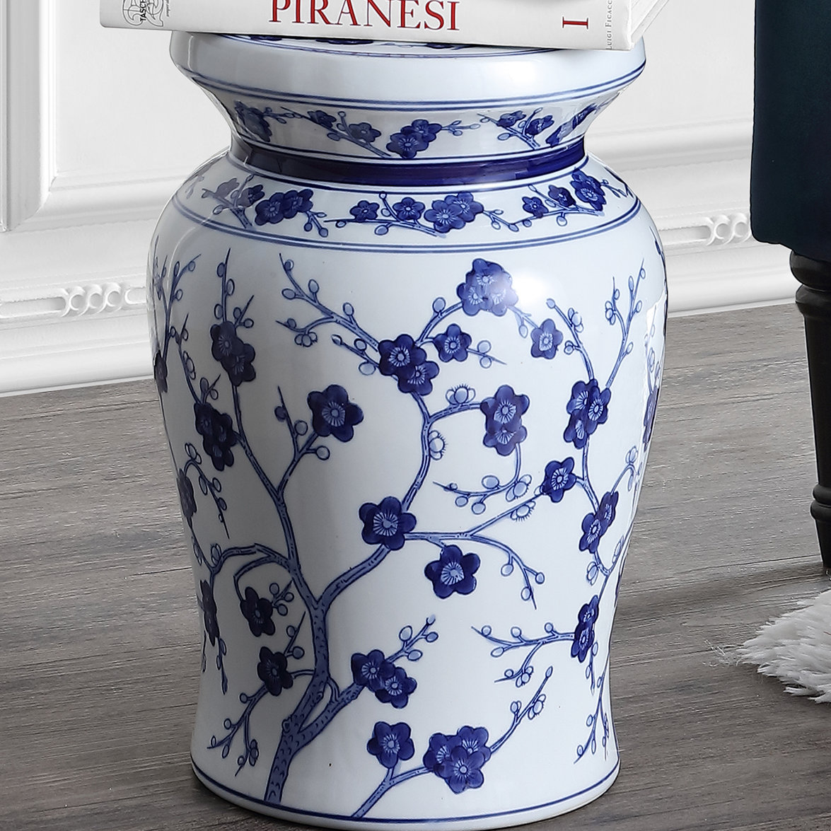 Charlton Home® Wiese 17.75'' Tall Ceramic Garden Stool & Reviews | Wayfair