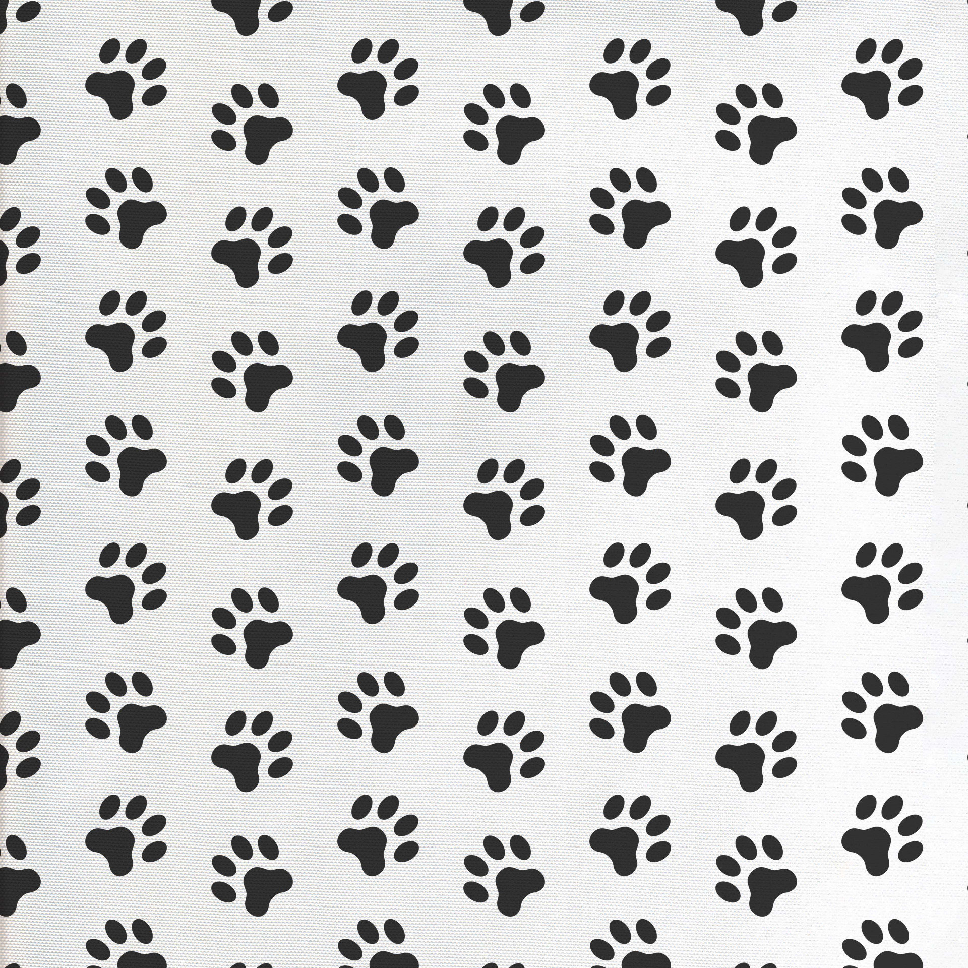 East Urban Home Paw Print Fabric | Wayfair