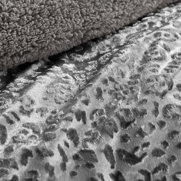 Coma Inducer Primal Leopard Coma Inducer Velvet Oversized Comforter Set ...