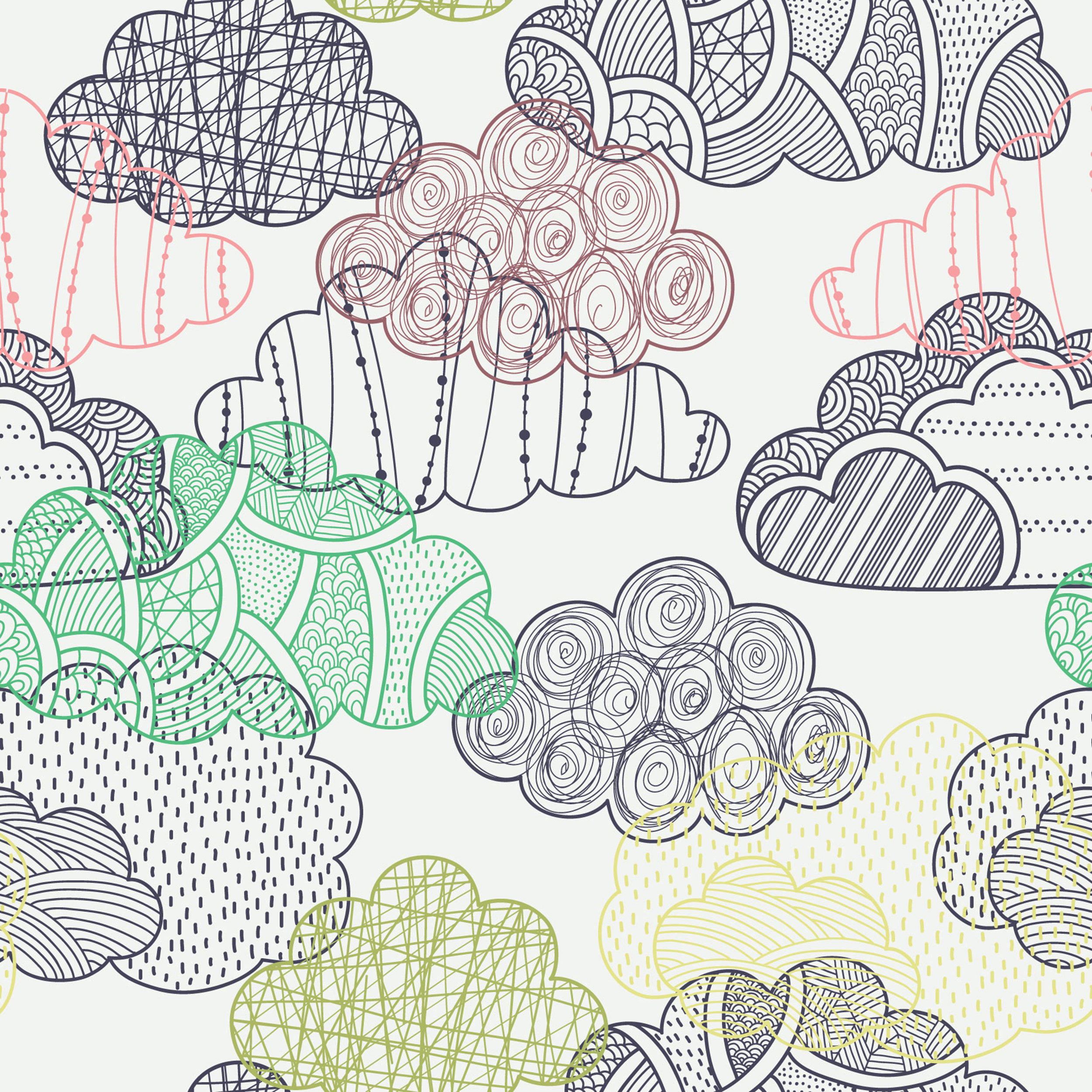 Dakota Fields Peel & Stick Clouds Wallpaper | Wayfair