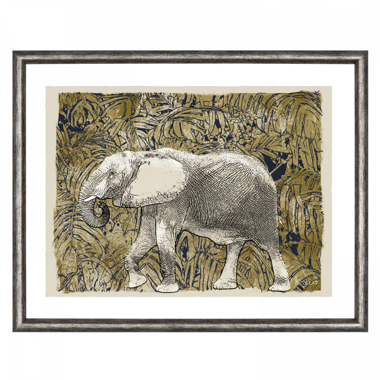 Latitude Vive Hathi - Picture Frame Painting | Wayfair.co.uk