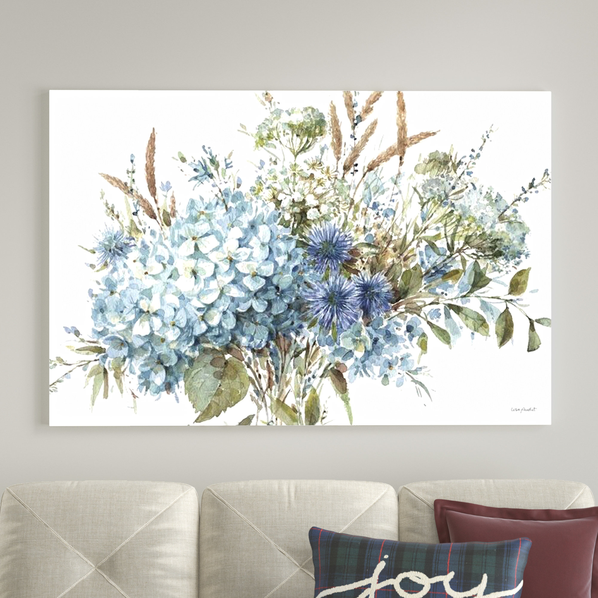 Laurel Foundry Modern Farmhouse Bohemian Blue 01 Landscape by Lisa ...