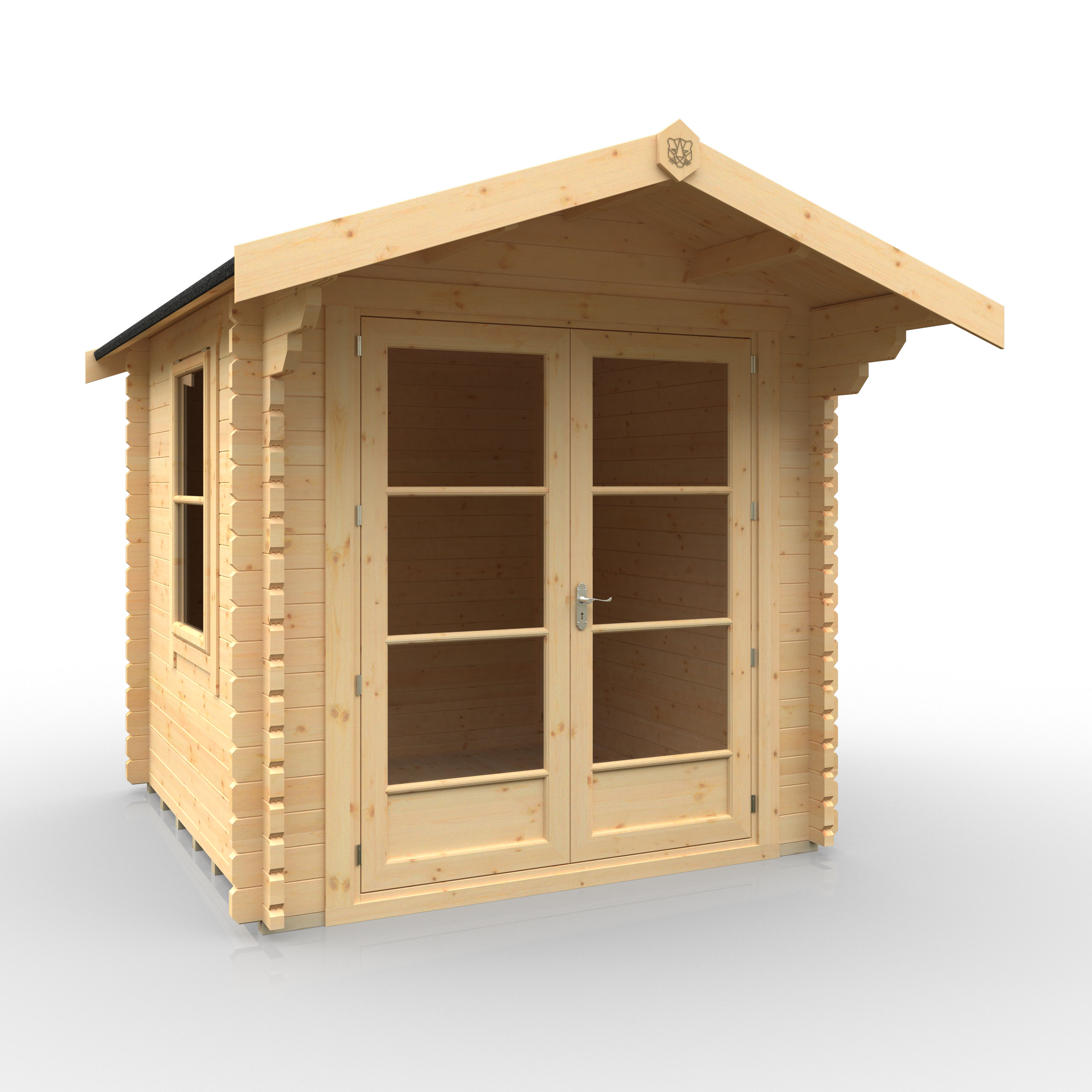 Tiger Sheds The Kipling Tongue & Groove Log Cabin 8x8w | Wayfair.co.uk
