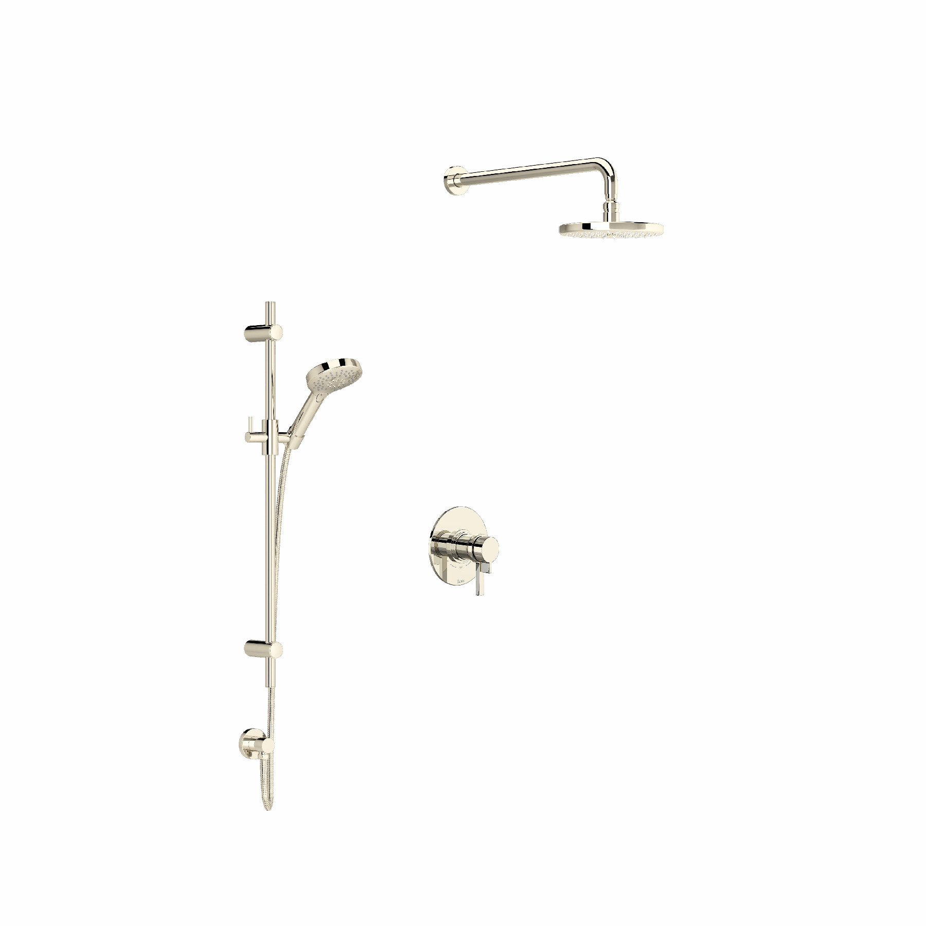 House of Rohl Lombardia Pressure Balanced Complete Shower System with ...