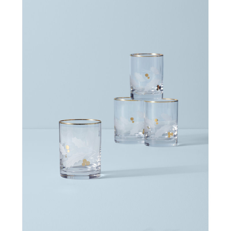 Lenox Holiday Gold 4-Piece Glassware Set | Wayfair