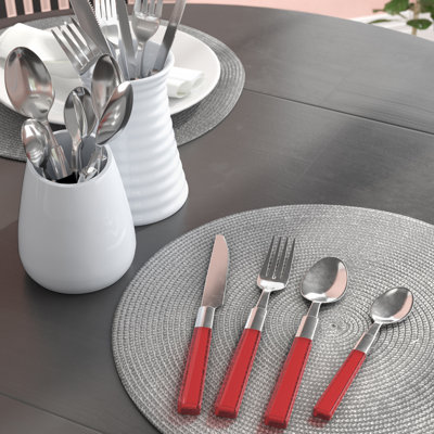Red Flatware Sets You'll Love | Wayfair