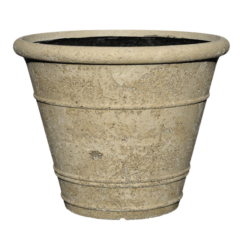 One Allium Way® Ashleigh Volcanic Ash Pot Planter | Wayfair