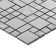 Modket Brushed Nickel Jeweling Pattern Stainless Steel Mosaic Sheet ...
