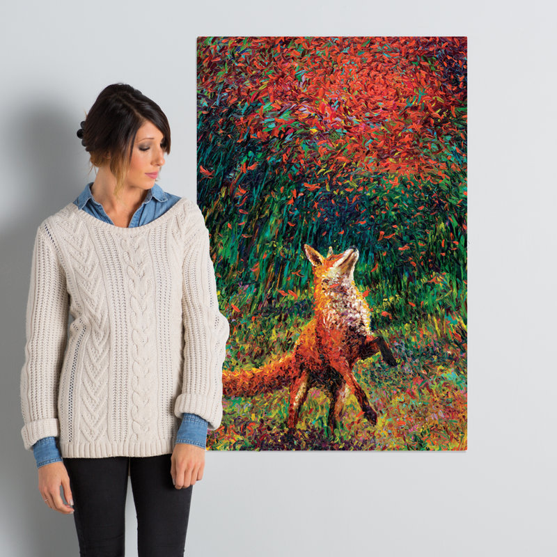 Bless international Fox Fire by Iris Scott - Gallery-Wrapped Canvas ...