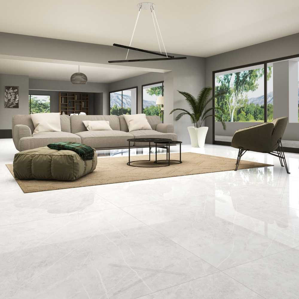 Long Island Mosaics & Tile Opera 12" x 24" Porcelain Marble Look Wall ...