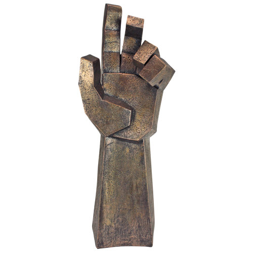 Design Toscano Freedom Rising Modern Cubist Outstretched Hand Statue ...